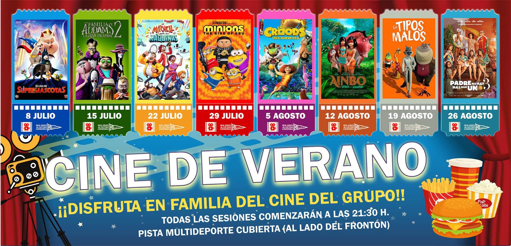 CINE DE VERANO 2023 - RGCC - Real Grupo de Cultura Covadonga